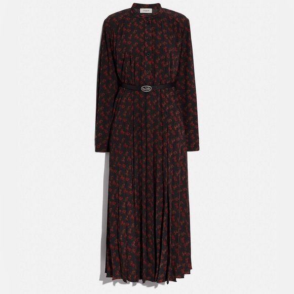 Coach | Dresses | Coach Restored Horse And Carriage Print Dress Sz2 ...